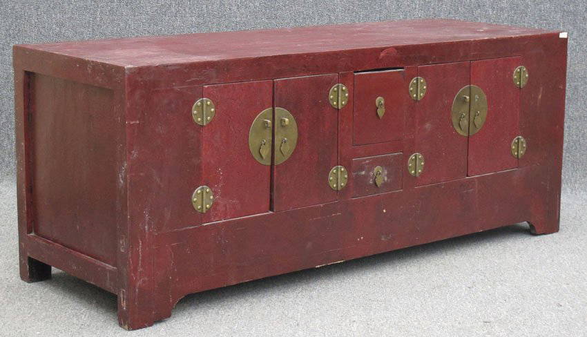 Chinese Parlor Cabinet Circa 20th Century Height
