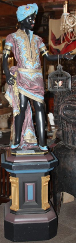 VENETIAN STYLE BLACKAMOOR STATUE
