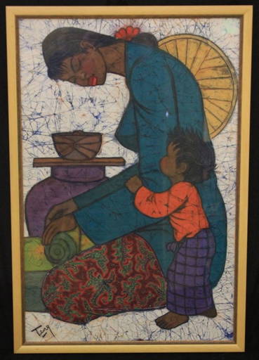 Chuah Thean Teng, Batik