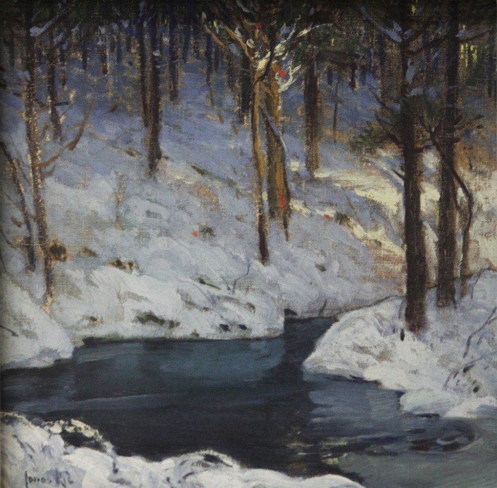 Jonas Lie (1880 1940), Oil On Canvas