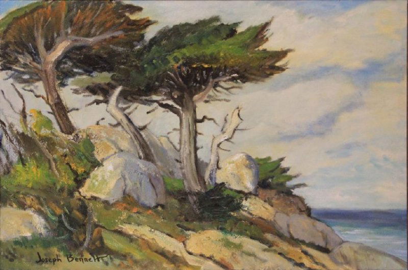 JOSEPH BENNETT (1889-1969), OIL ON CANVAS