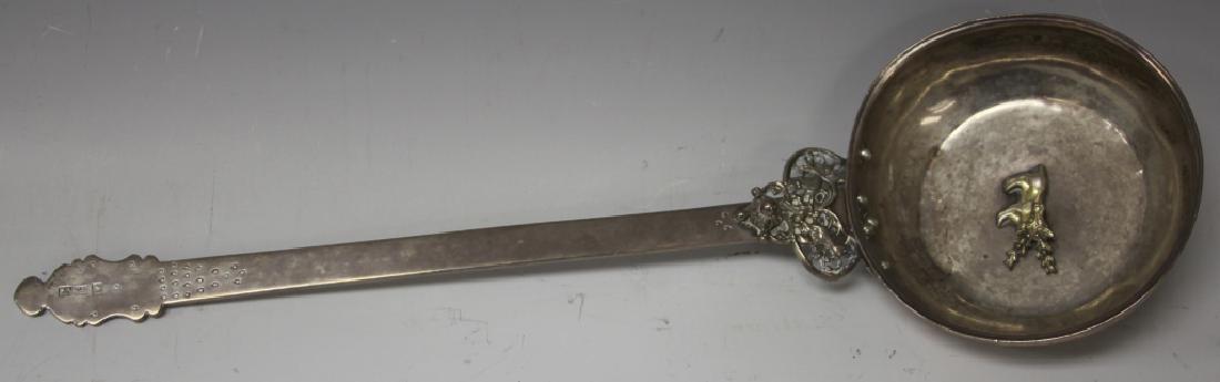 18th Century Silver Ladle With Hallmarks