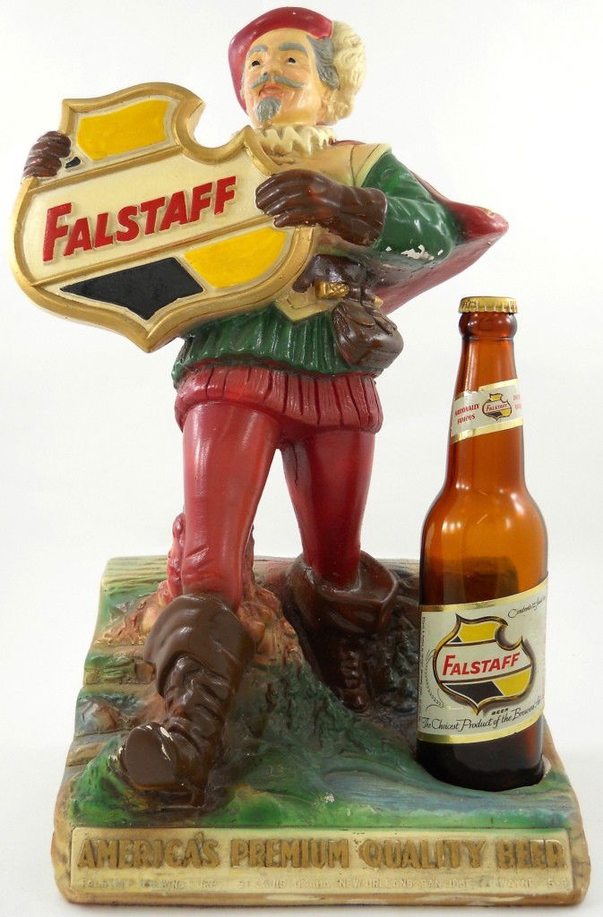 Falstaff Back Bar Chalk Statue