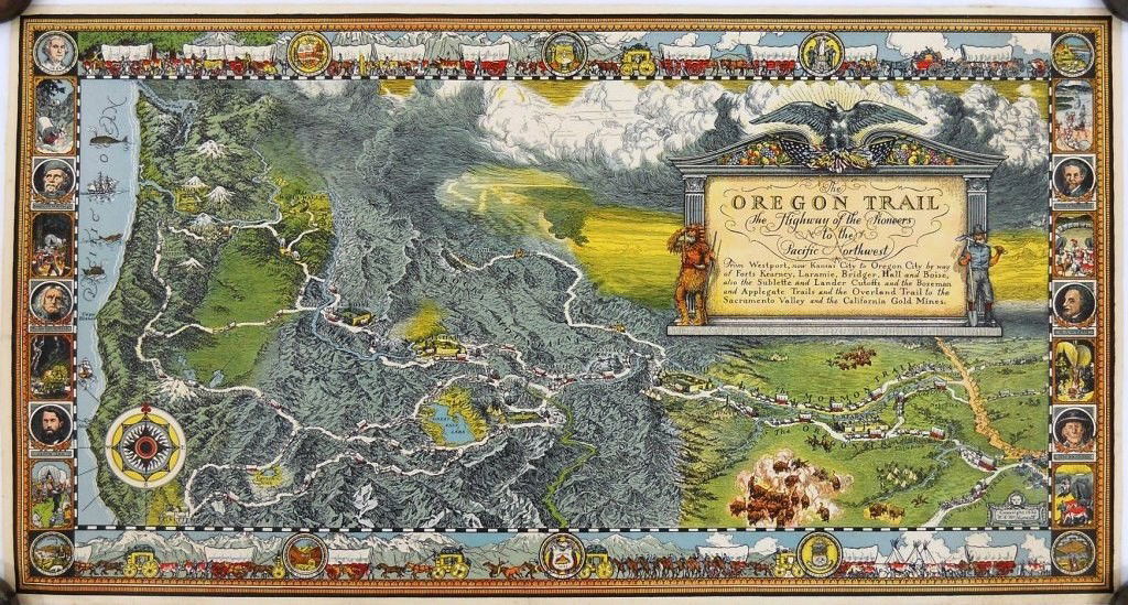 33: Oregon Trail Map