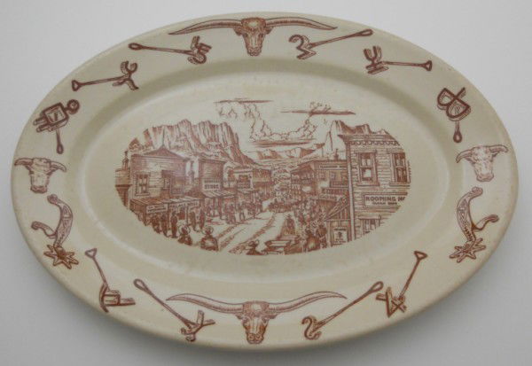 85: Wallace China El Rancho Platter
