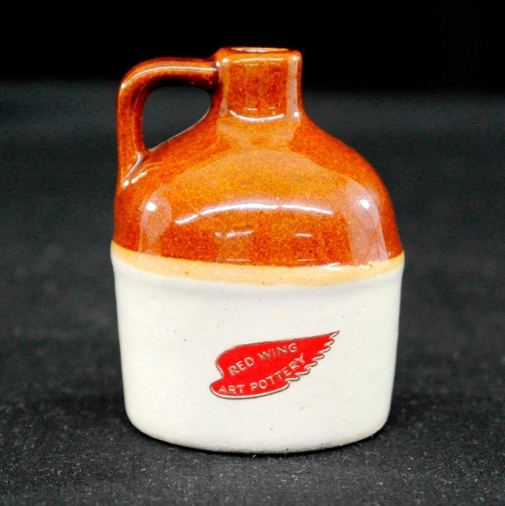 Red Wing Stoneware 1/8 pint mini jug
