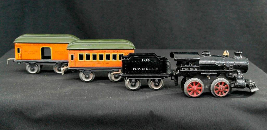 Vintage Ives Trains Set - no. 5 Wind Up Locomotive and - Mar 18, 2014 ...