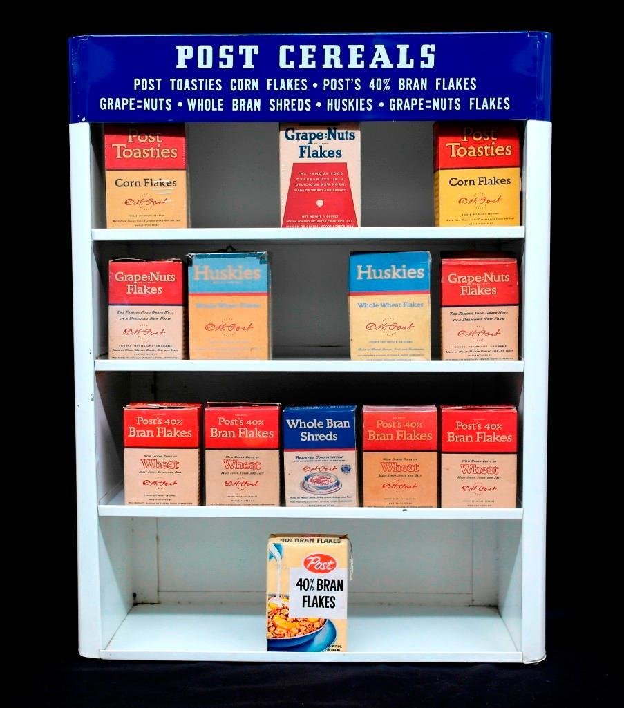 Post Cereal Box Display Rack - Diner, Restaurant - Rack