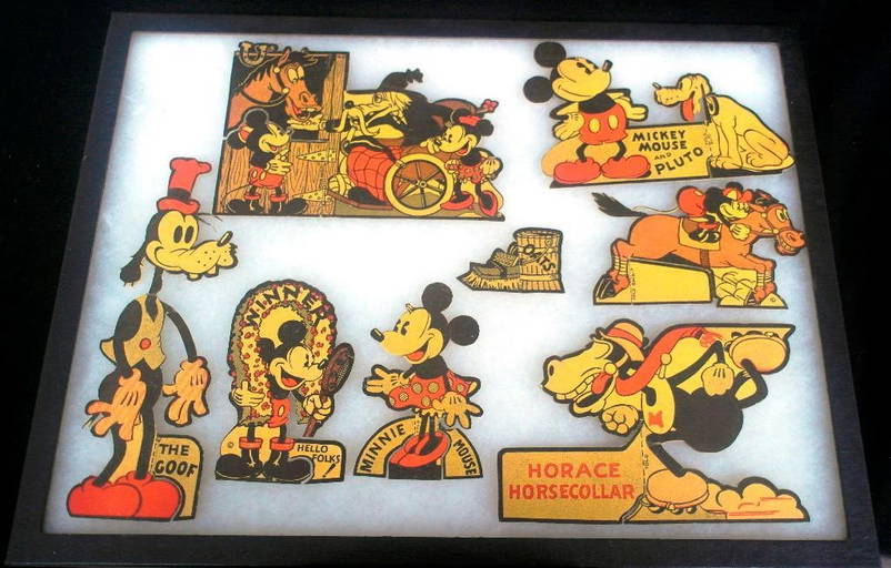 1930s Walt Disney Characters, Post Toasties Cut Outs