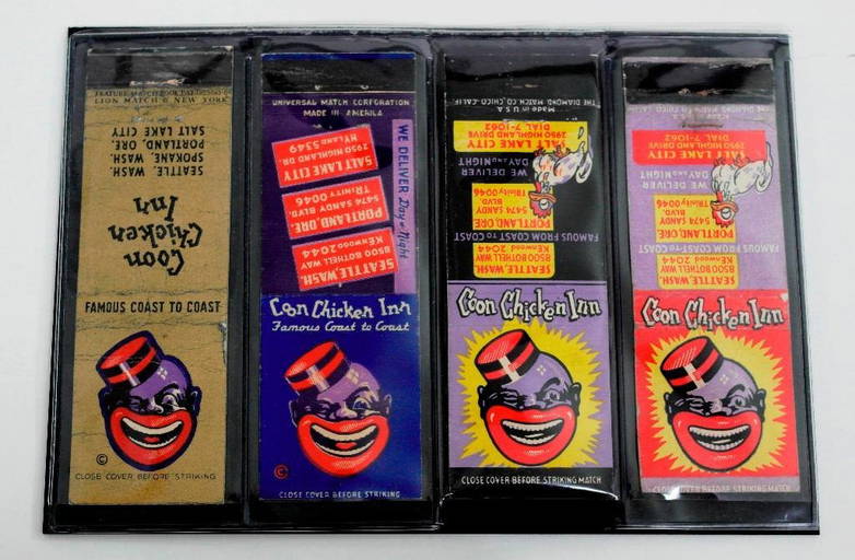 Coon Chicken Inn Matchbook Covers