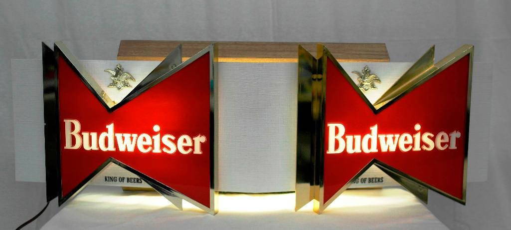 1958 Budweiser Anheuser Busch Light Up Sign