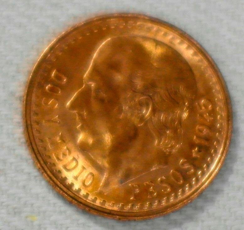 2 1/2 Peso Gold Coin