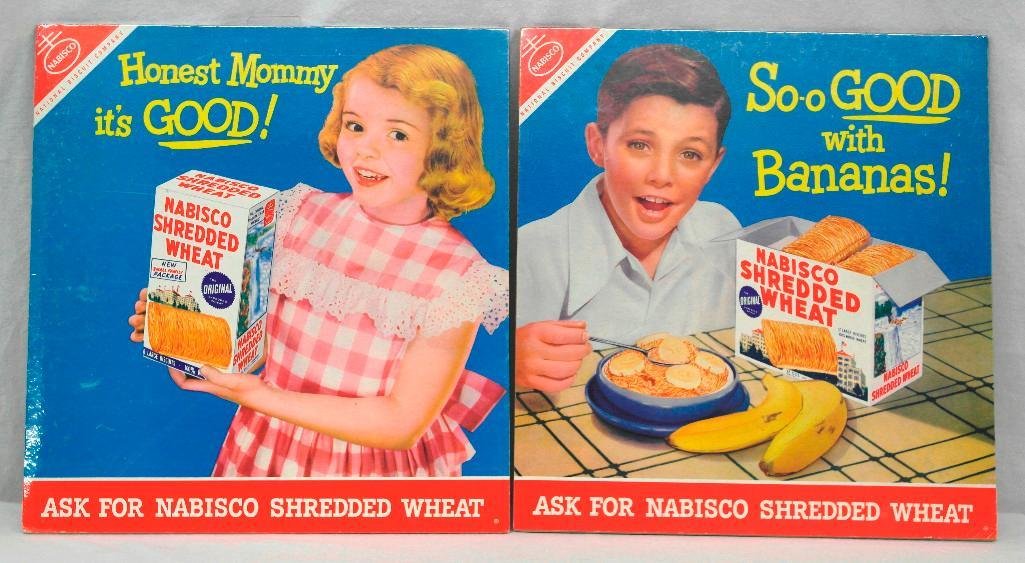 Nabisco Shredded Wheat Signs
