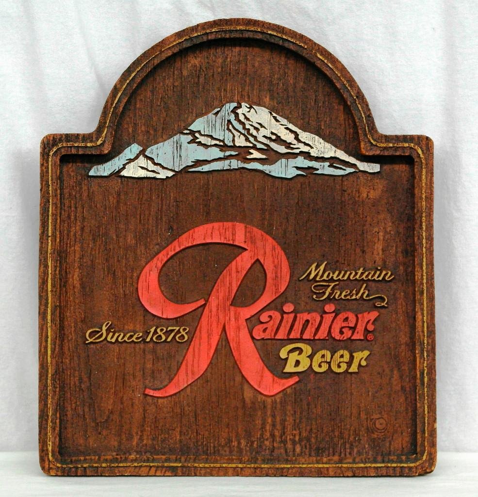 Rainier Beer Sign