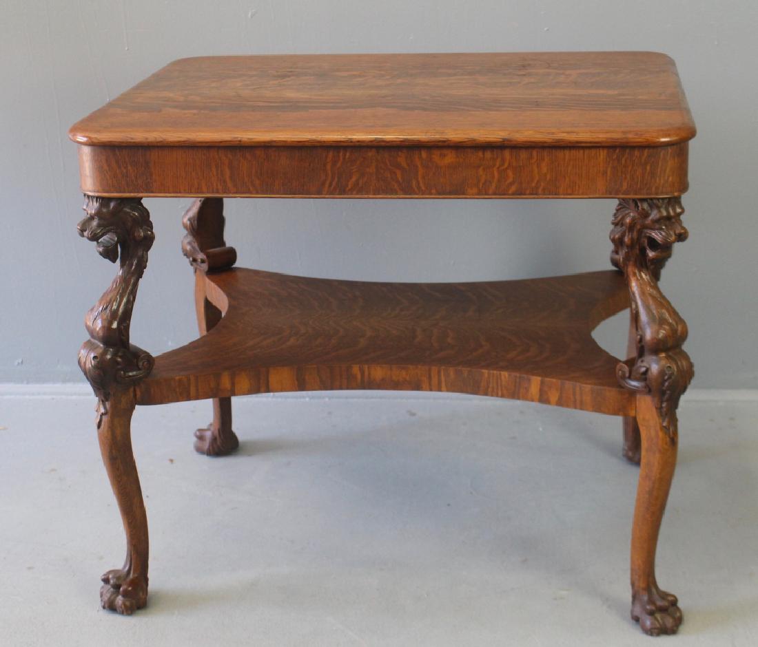 Oak Parlor Table