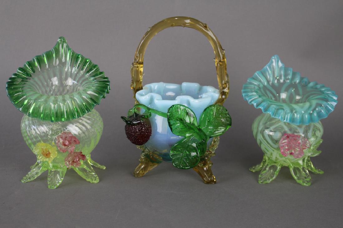 Three Pieces Steven & Williams Glass