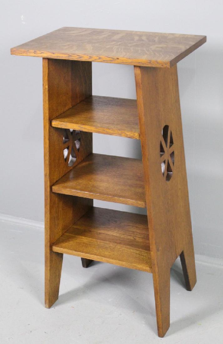 Arts & Crafts Mission Oak Magazine Stand