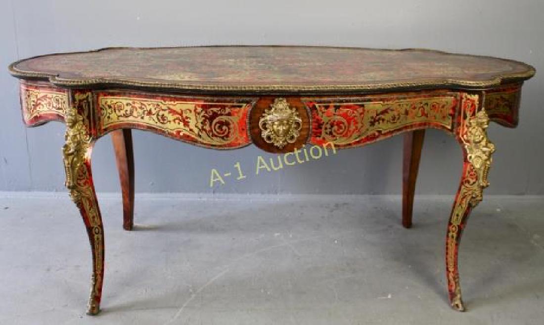 Stunning French Boule Library Table