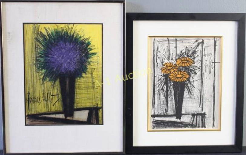 Two Bernard Buffet Lithographs