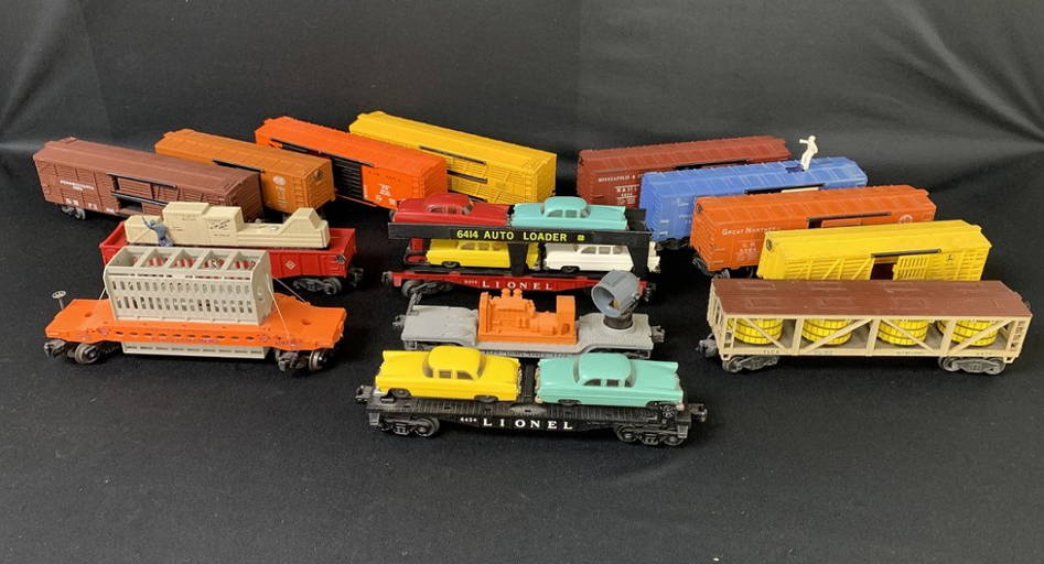 Lionel Train Box Car, Autor Loader, Searchlight O Gauge (#0028) on Jan ...