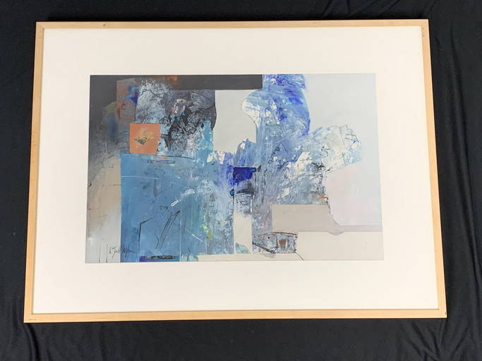 Abstract Mixed Media Painting By W. Scott Wilson