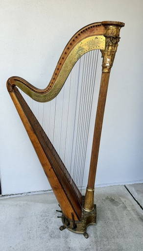 Antique "grecian Harp" By Sebastian Erard