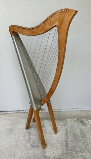 Fiberglass Framed Harp Model E With Legs By Earl Thompson