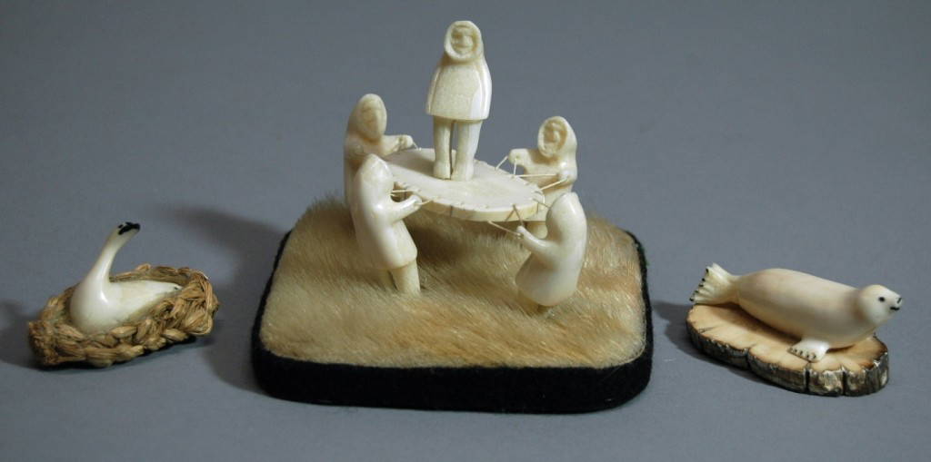 3 Pieces Alaskan Inuit Ivory