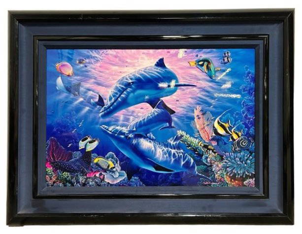 Christian R Lassen "a Perfect World" Nfs Print Underwater Sea Art Auction
