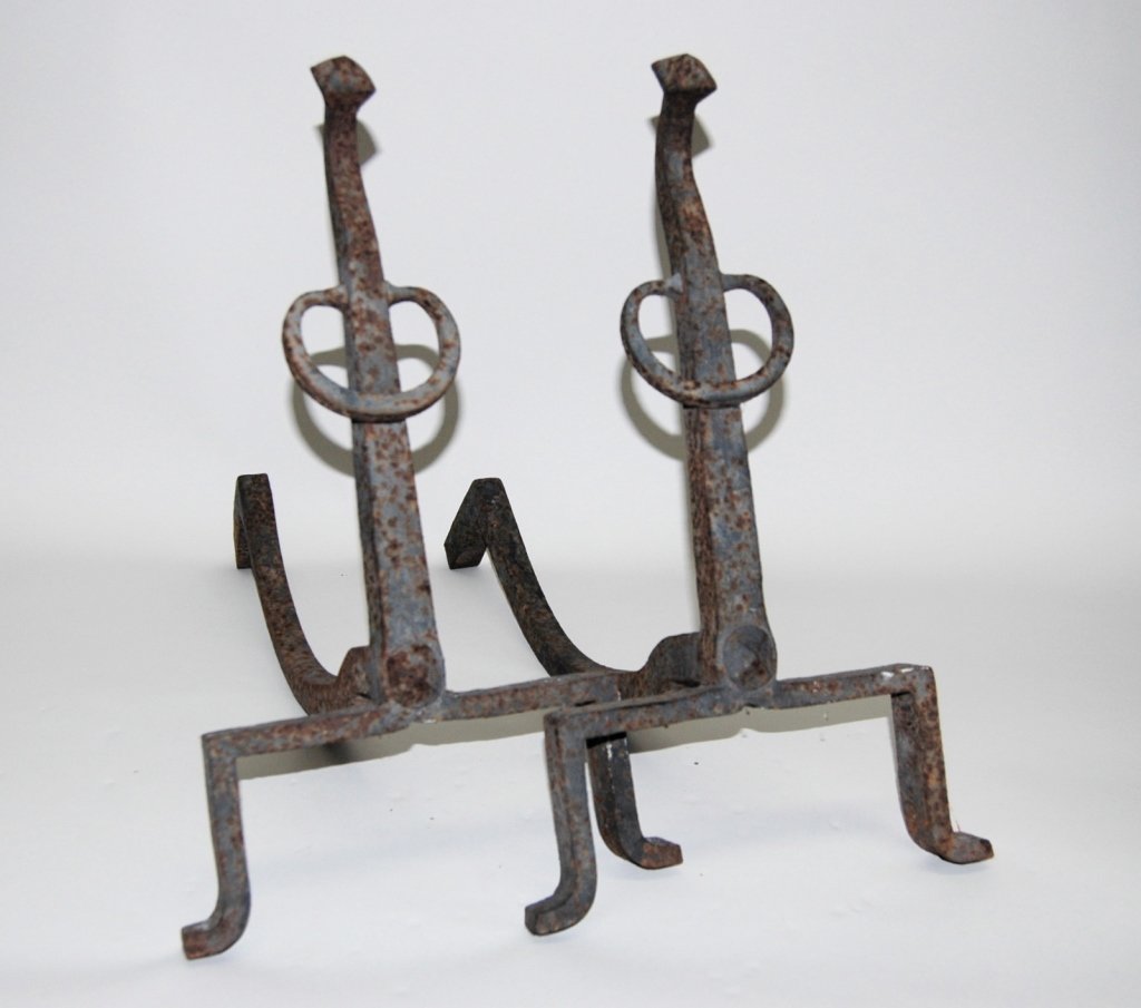 Gustav Stickley (attribution) Andirons - Jan 12, 2014 | A-1 Auction in FL