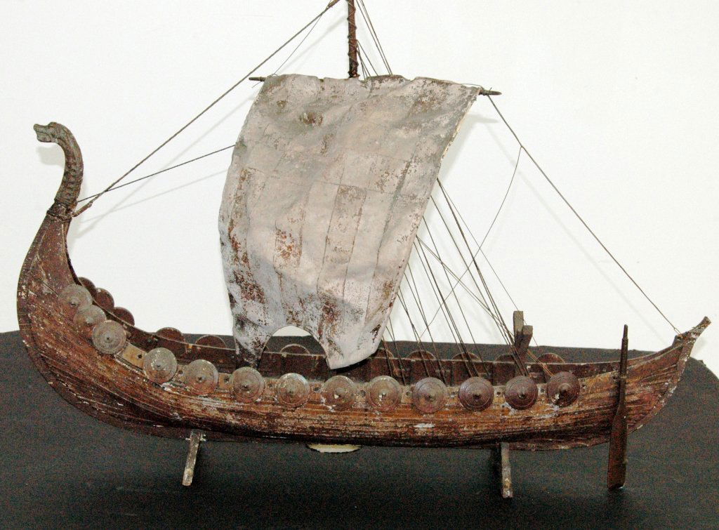 Scale Model of Viking Ship