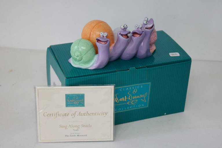 Disney Little Mermaid, "snails Sing Along" With