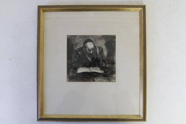 Aaron Sopher Watercolor (american 1905 1972)