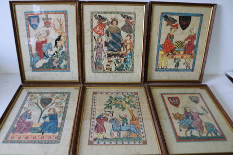 (10) Codex Manesse Illustrations