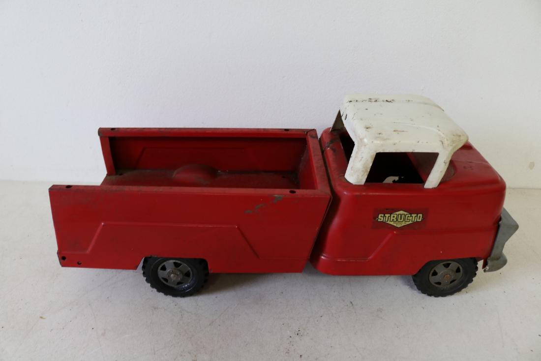 Vintage Structo Red Pick Up Truck