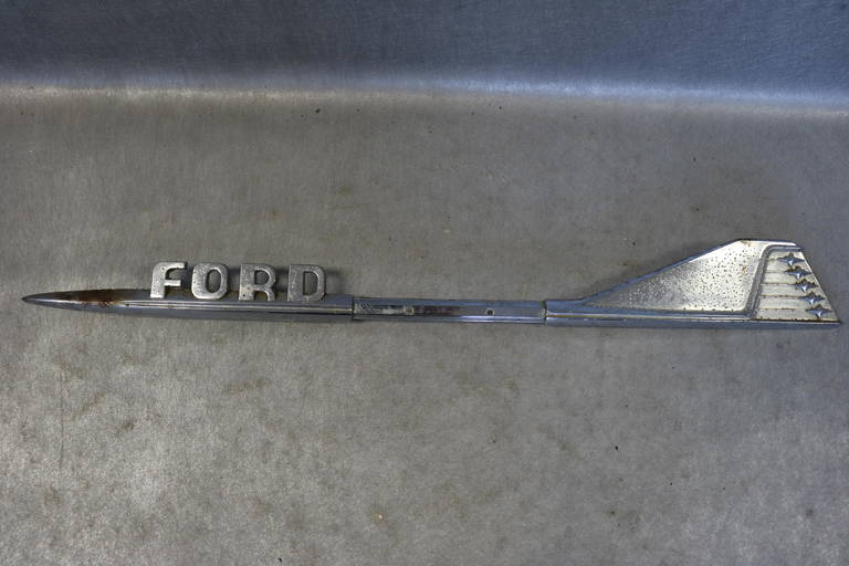 Vintage Ford Side Hood Emblem