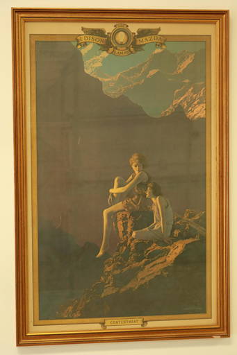 Vintage Maxfield Parrish Poster Print Contentment