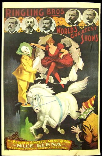 1895 Ringling Bros Poster