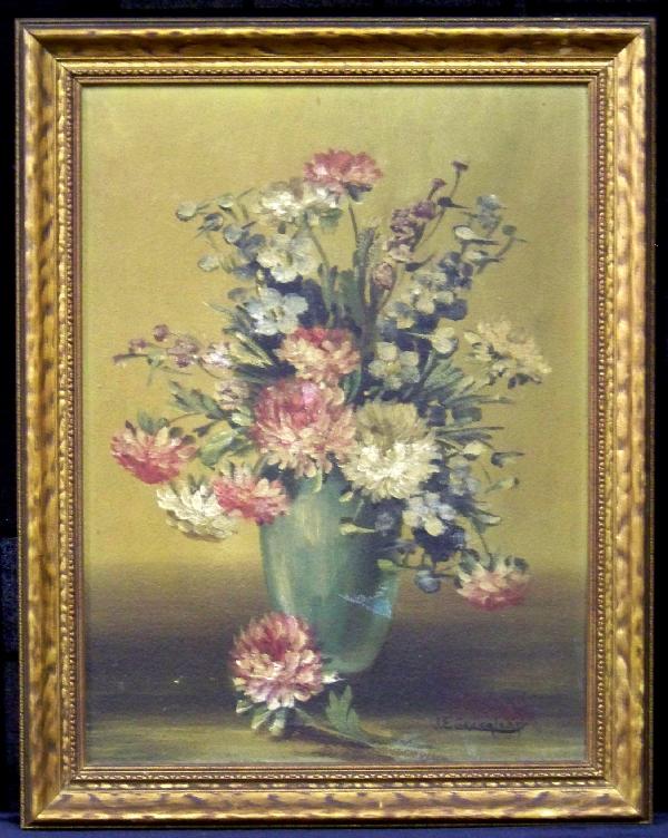 272: Signed J.E. Greenleaf Oil on board