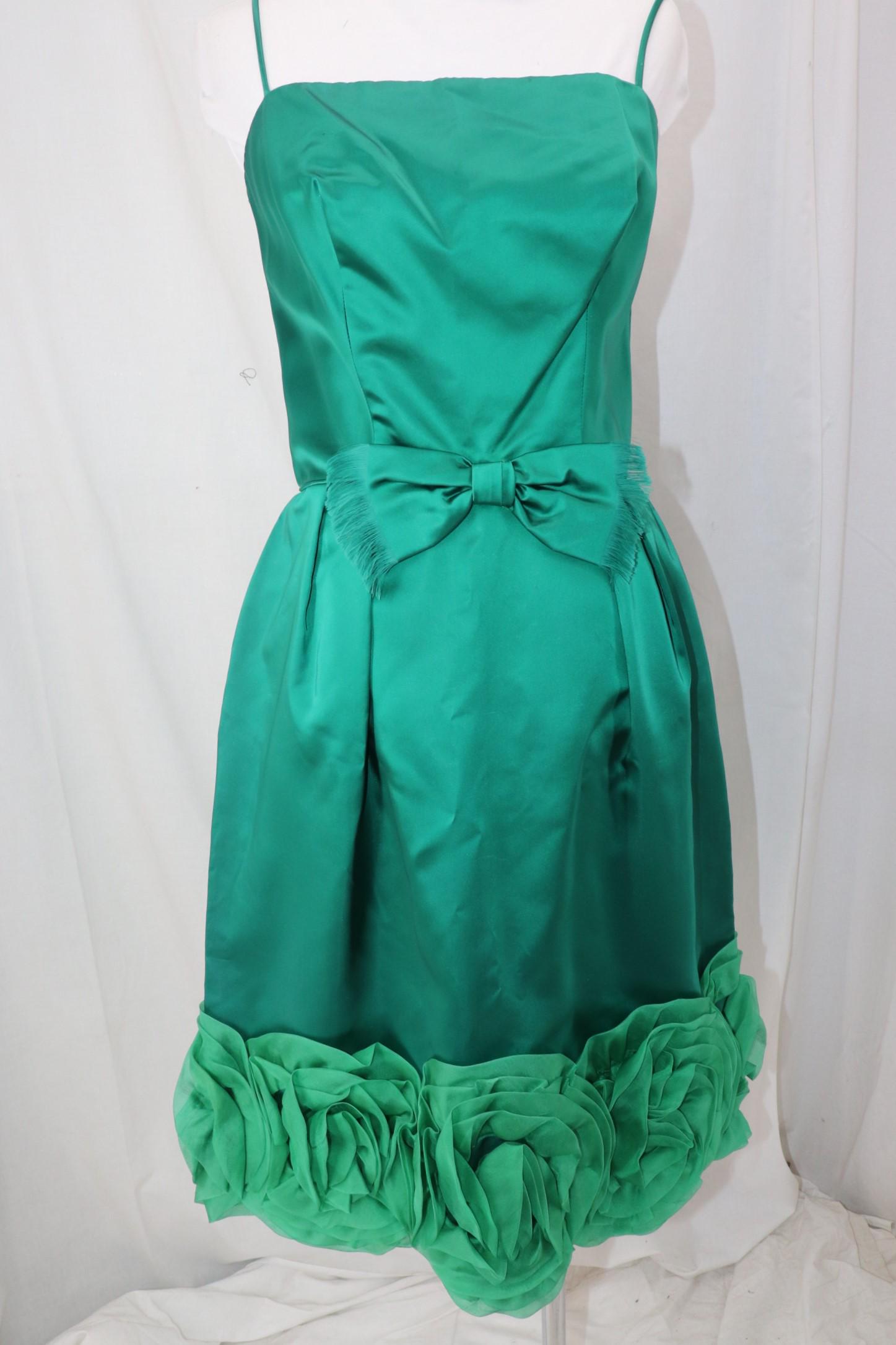 Vintage 1960s Jr Theme New York Green Cocktail Dress 0515 On Jan 03 2022 Denise Ryan