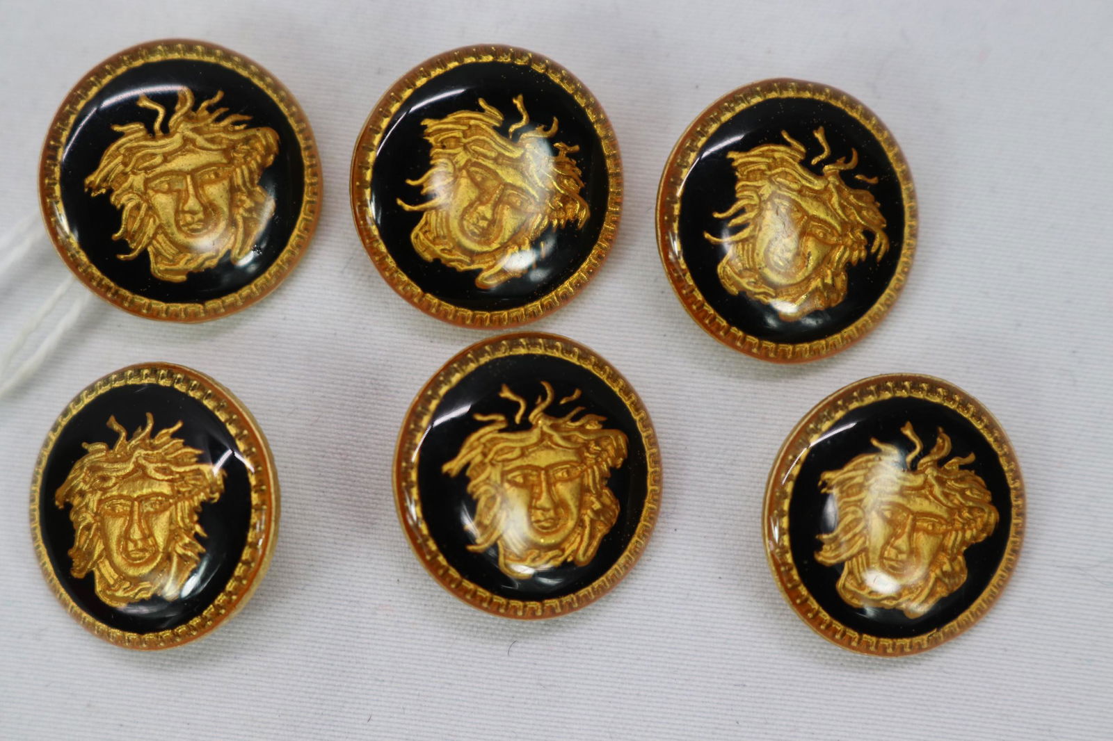 Lot of Vintage Medusa Buttons by Versace - May 23, 2022 | Denise Ryan ...
