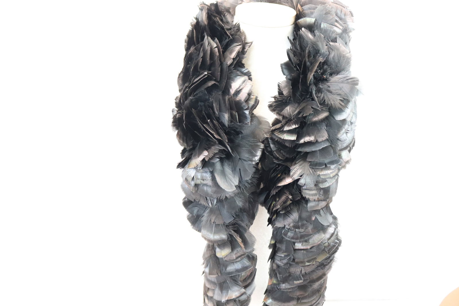 Rare 1900's Feather Boa Neck Ruff