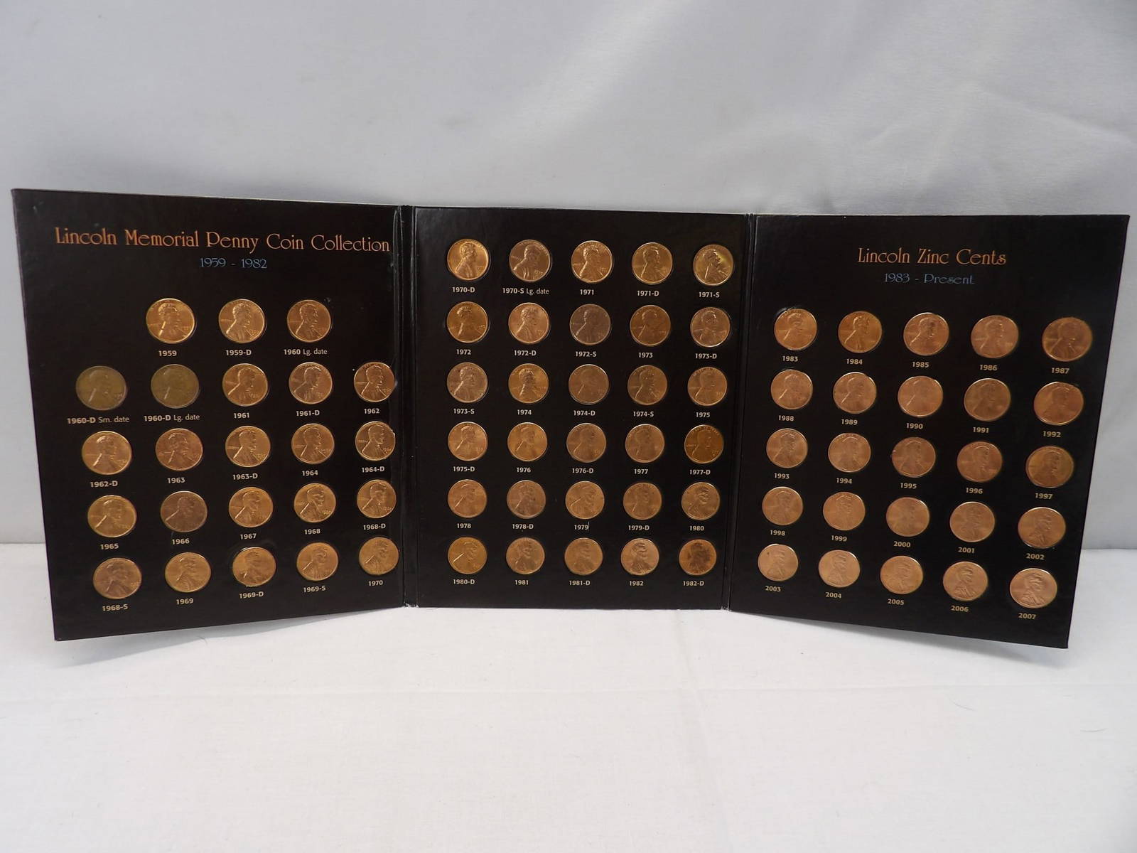 Lincoln Memorial Penny Coin Collection 1959-2007, Complete Auction