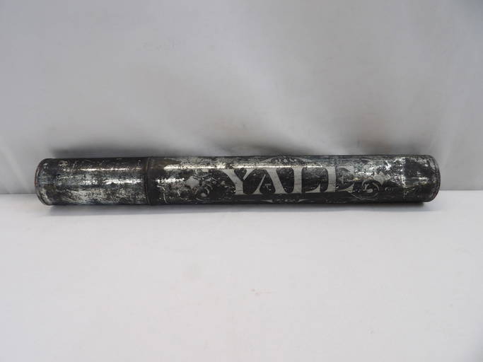 Antique Yale Memorabilia, 1870 Diploma Tube & 2 Diploma's 1870 & 1908