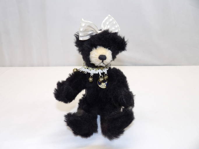 Vintage Knickerbocker Bears, Black Girl Jointed Teddy Bear With Bell ...