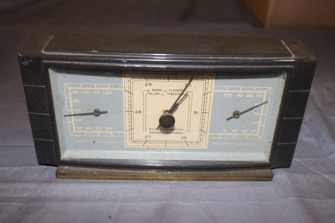 Vintage Airguide Instrument Company Chicago Barometer, - Nov 20, 2016 ...