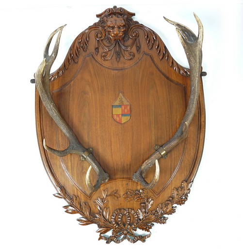 19th Century Armorial Shield