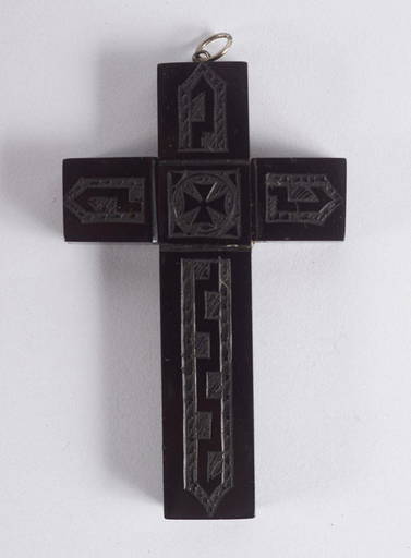 Whitby Jet Crucifix