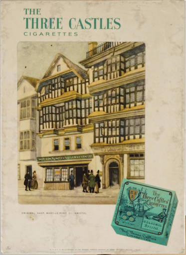 Vintage Threes Castles Cigarette Advertisement