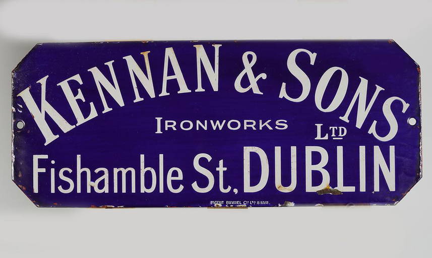 Vintage Keenan And Sons Enamel Sign